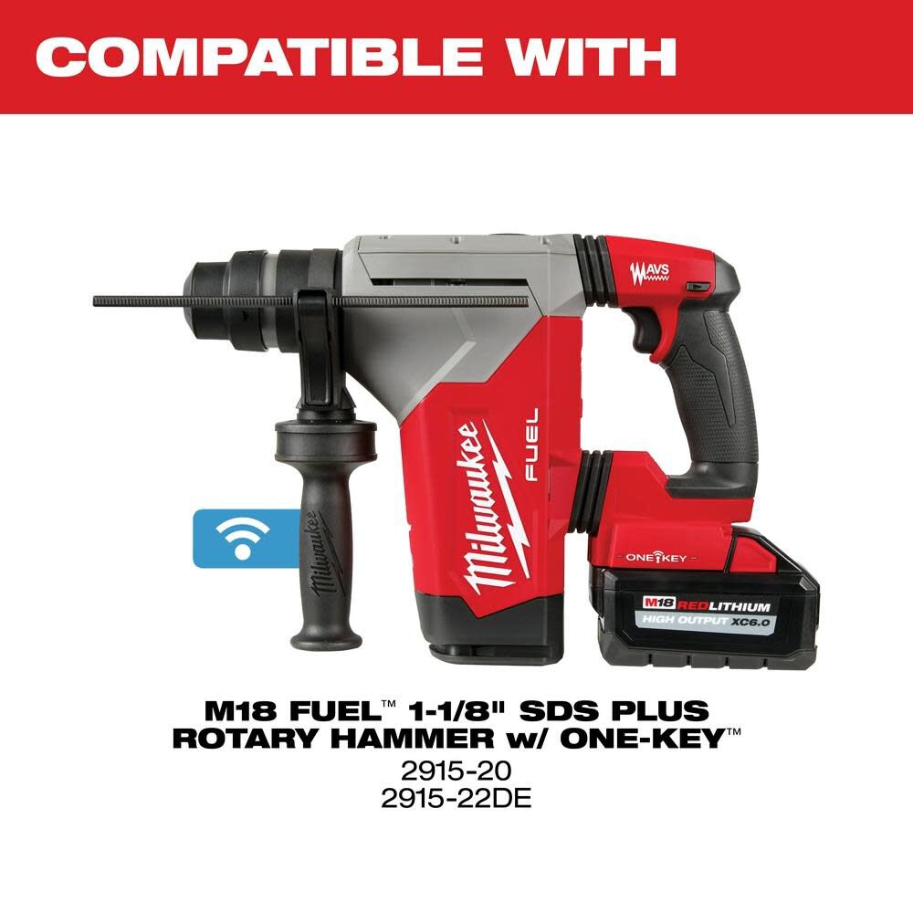 Milwaukee M18 FUEL HAMMERVAC 1-1/8inch Dedicated Dust Extractor 2915-DE ...