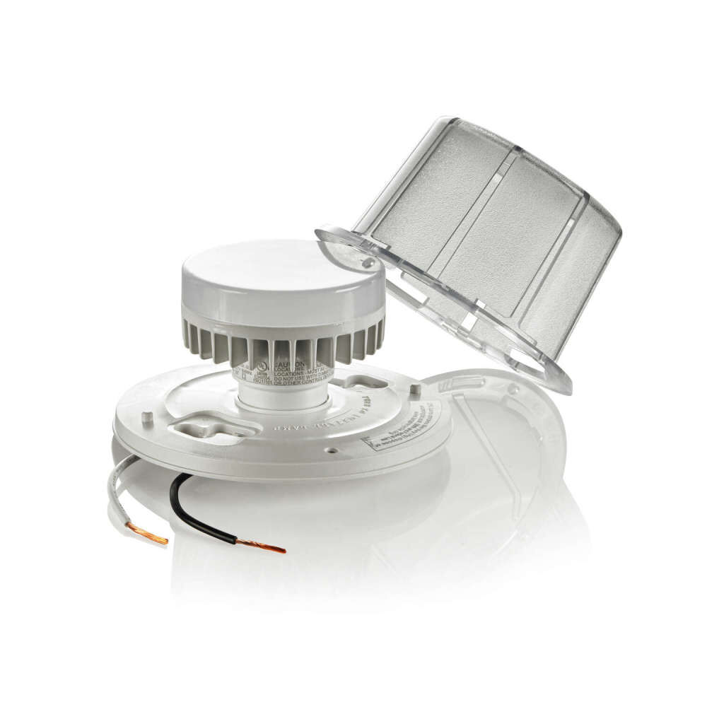 Leviton 10W 120VAC 60HZ White LED Ceiling Keyless Lampholder 3825387 ...