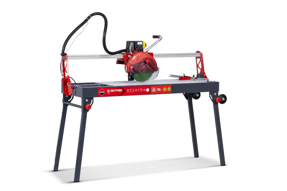 Rubi Tools DC-250 Python 1200 48in Wet Tile Saw 10in Blade 56914 - Acme ...