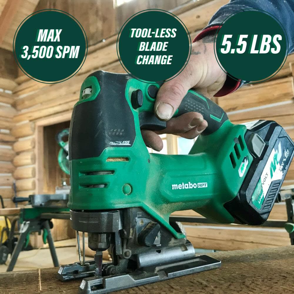 Metabo HPT 36V MultiVolt Brushless Jig Saw (Bare Tool) CJ36DAQ4M - Acme ...