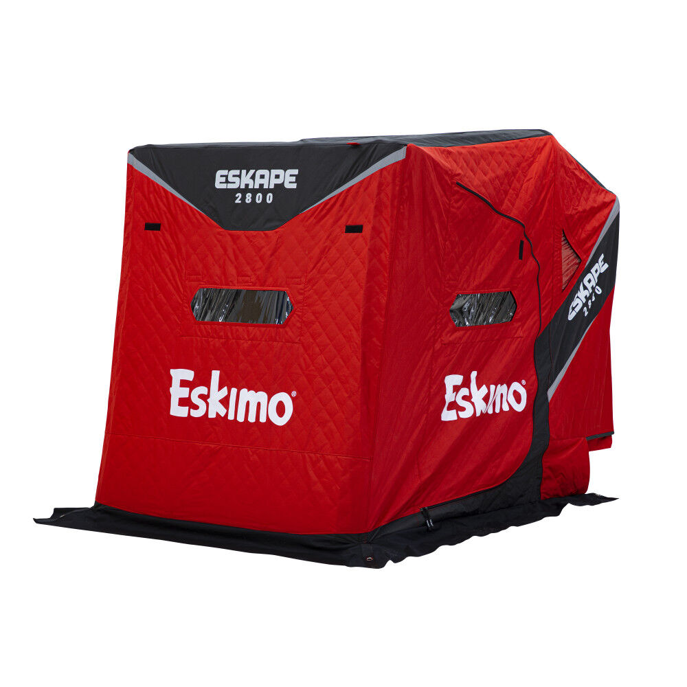 Eskimo Eskape 2800 Ice Fishing Shelter with Two Side Doors 38500 - Acme ...