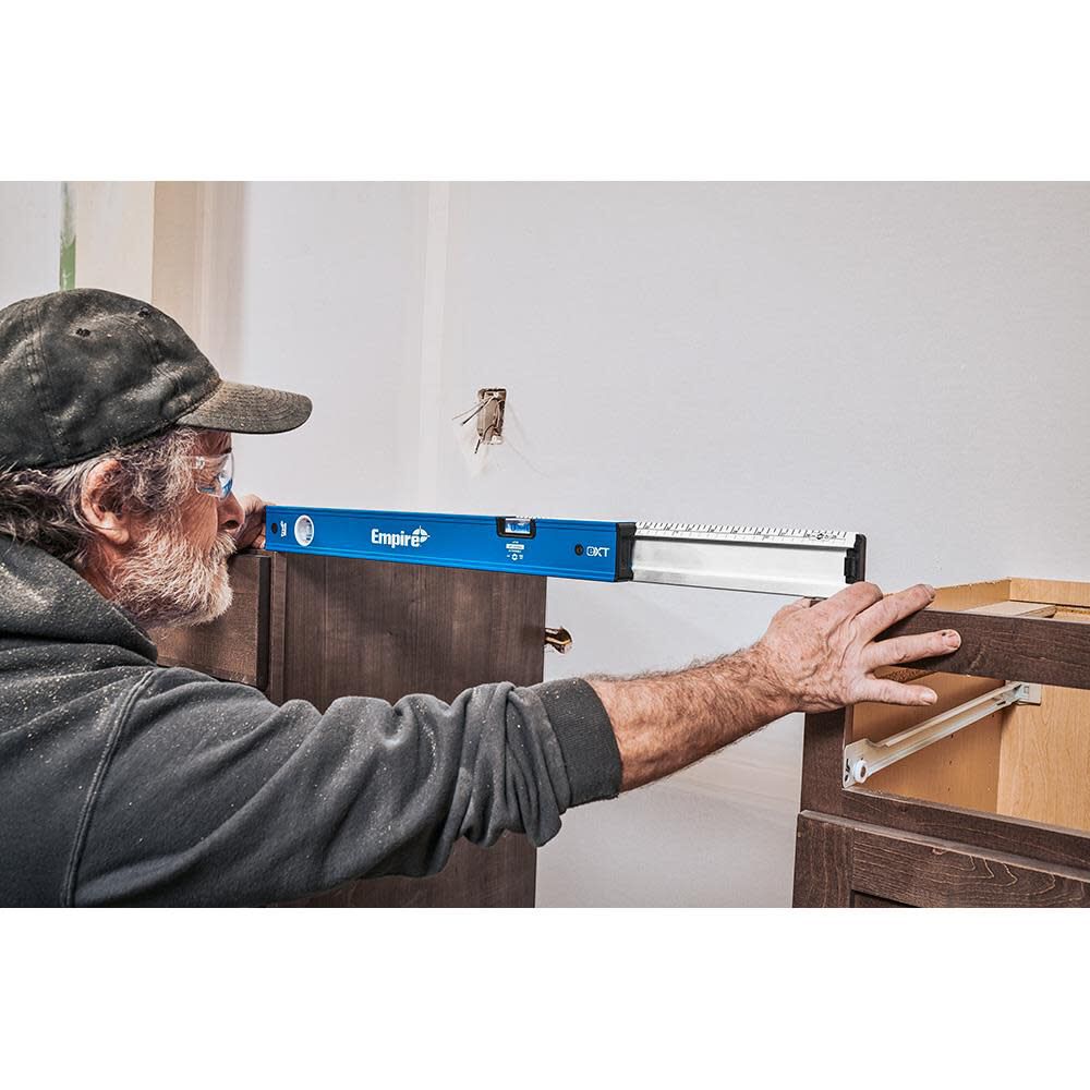 Empire Level 24 in. to 40 in. eXT Extendable True Blue Box Level eXT40 ...