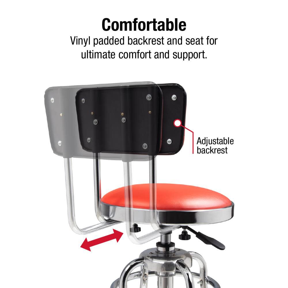 Sunex Hydraulic Shop Stool 8516 - Acme Tools