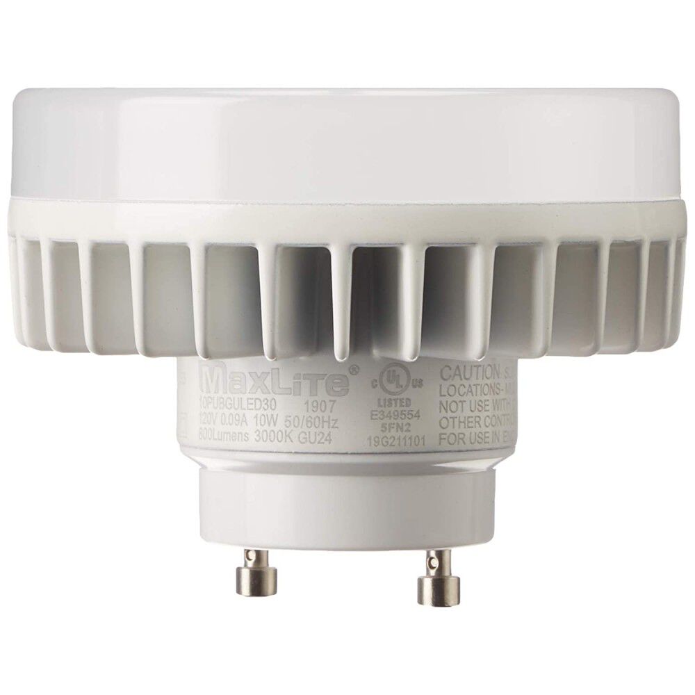 Leviton 10W 120VAC 60HZ White LED Ceiling Keyless Lampholder 3825387 ...