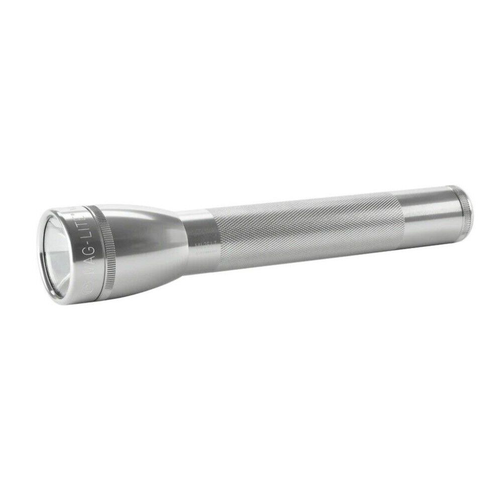 Maglite Flashlight ML25LT 173 Lumens Silver LED 2 Cell C 188-000-059 ...