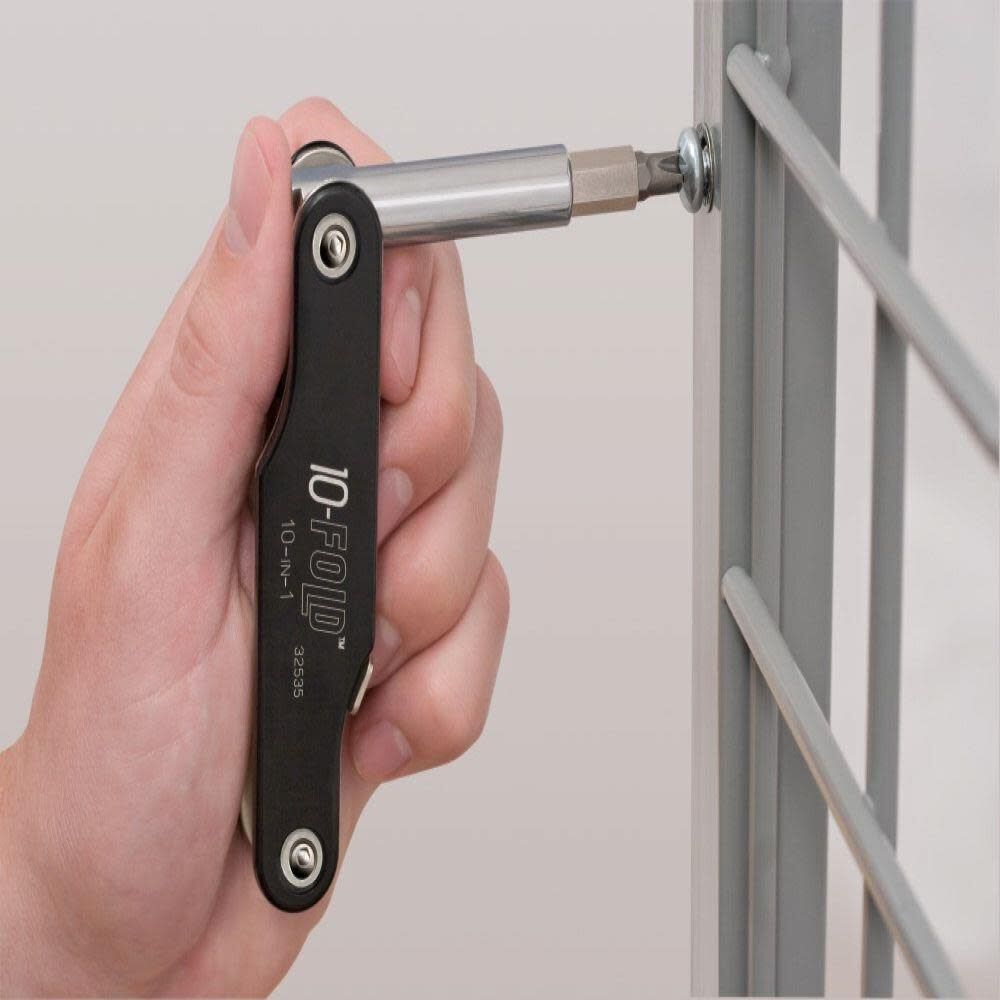 Klein Tools 10-in-1 Folding Screwdriver 32535 - Acme Tools