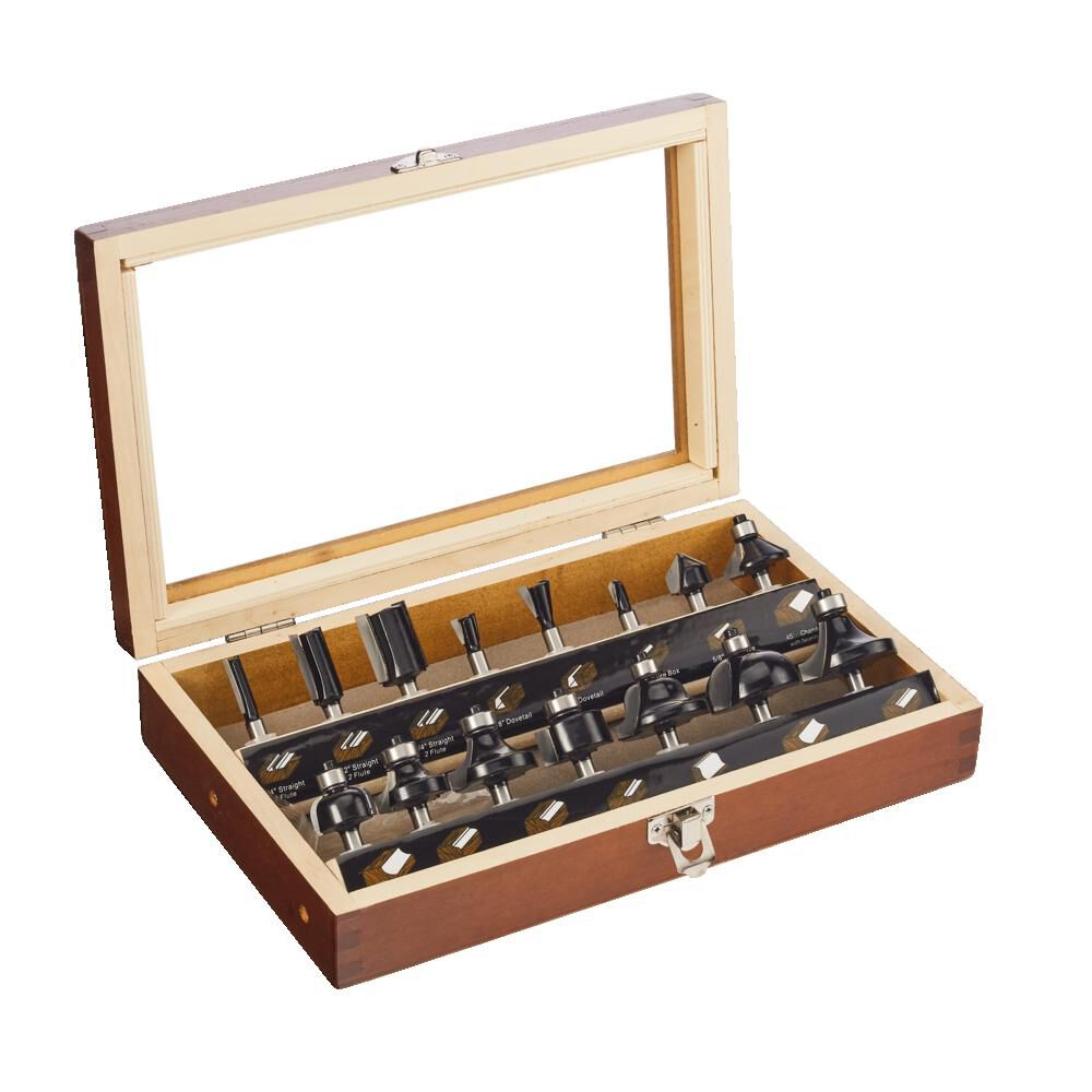 SKIL Router Bit Set with Instruction 15pc 91015 - Acme Tools