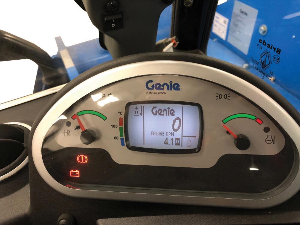 Genie 5500 LB. Capacity - 19 Ft. Reach Telehandler with Heated Cab and ...