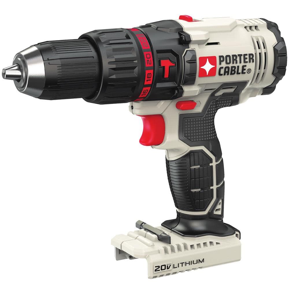 Porter Cable 1/2in 20V Variable Speed Hammer Drill Kit PCC621LB from ...