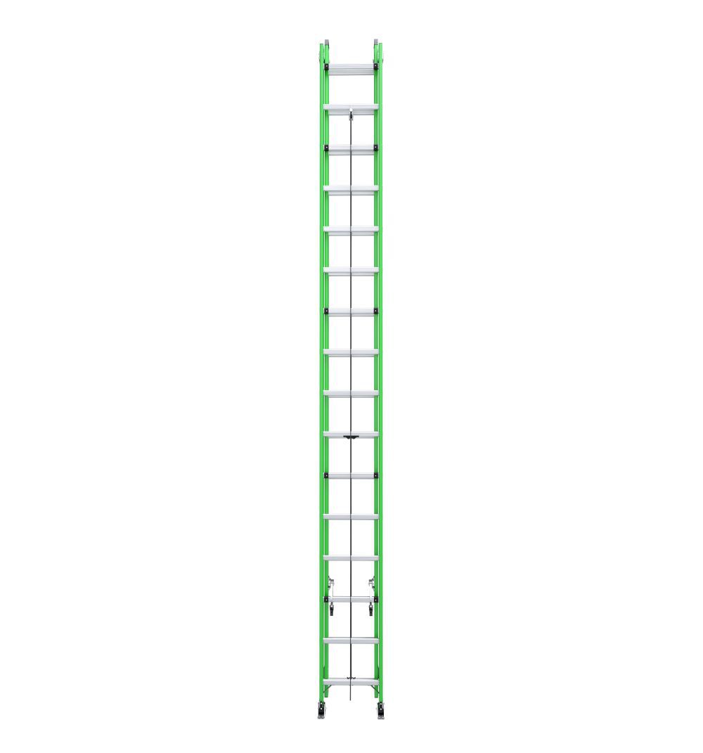Werner AERO Extension Ladder 32' TYPE IAA Fiberglass Box Rail/Tri Rung ...