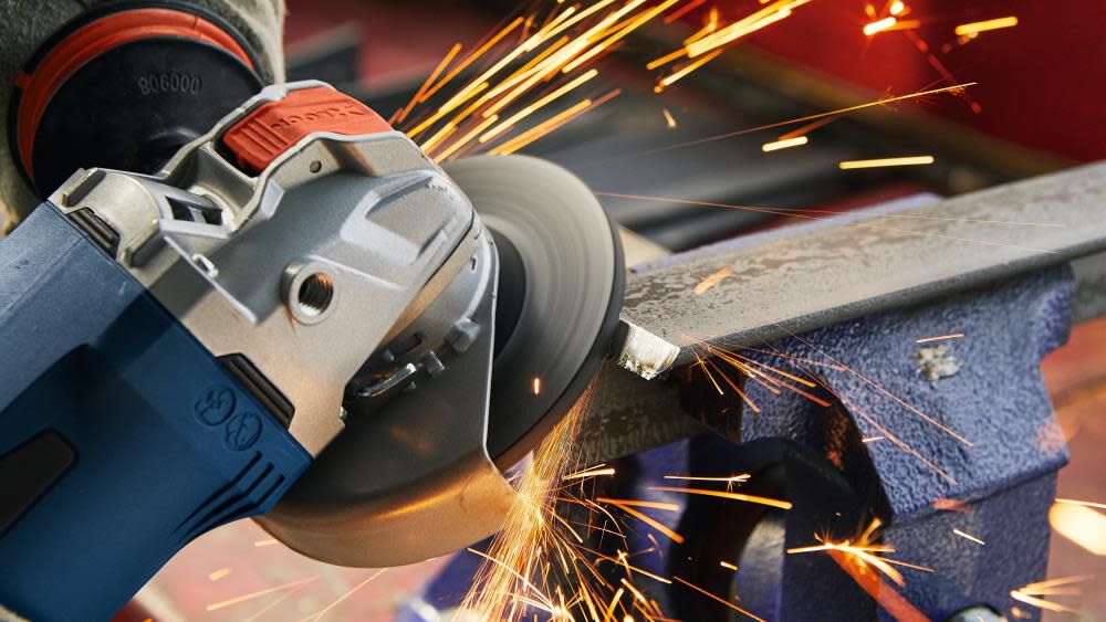 Bosch PROFACTOR 18V Spitfire 5-6in Angle Grinder X-LOCK with Paddle ...
