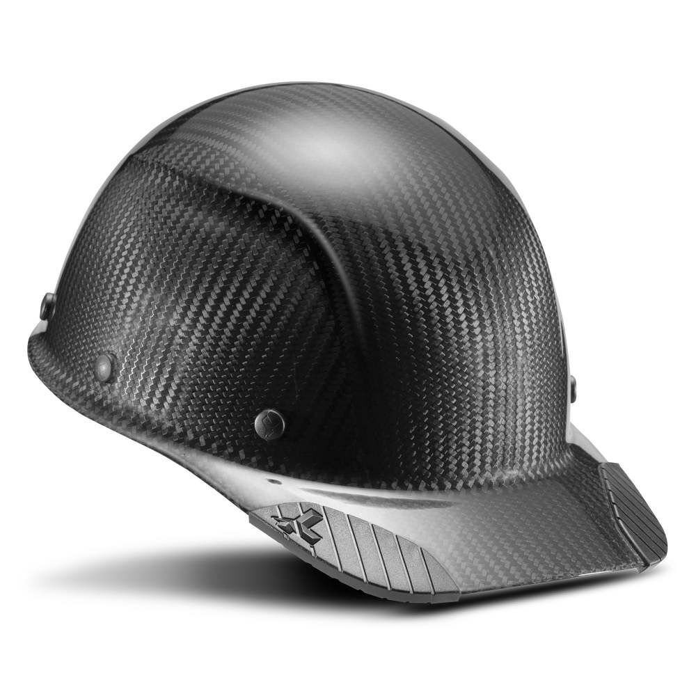Lift Safety Hard Hat DAX Gloss Black Carbon Fiber Cap Style HDCC-17KG ...