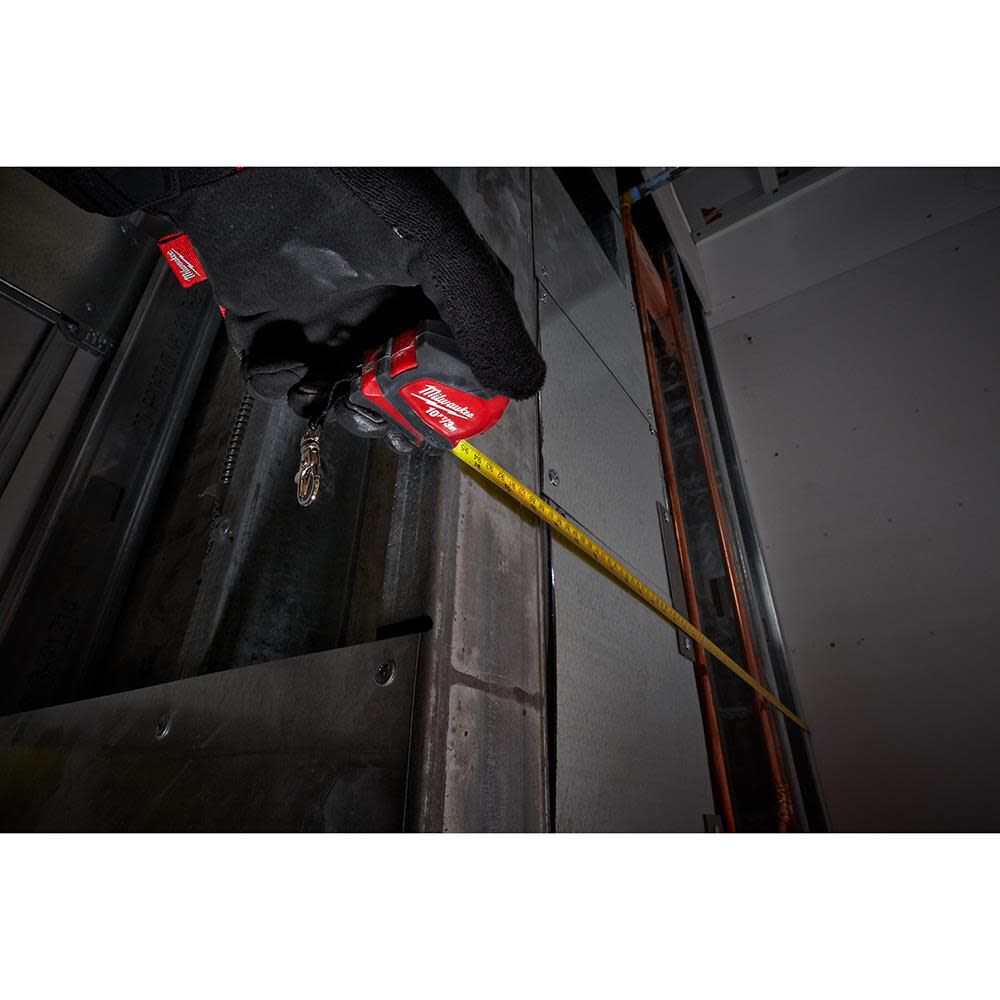 Milwaukee 10 Ft./Keychain Tape with LED 48-22-6601 - Acme Tools