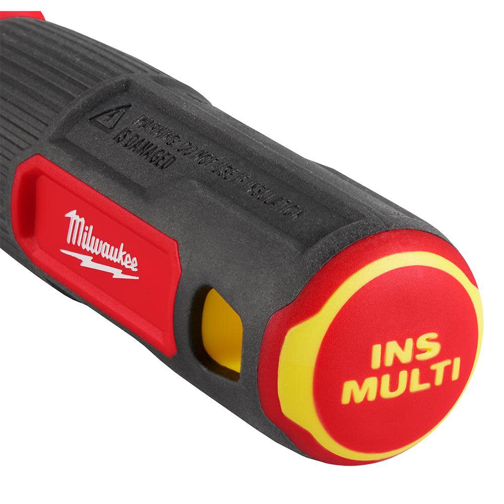 Milwaukee 8-in-1 1000V Insulated Slim Tip Multi-Bit Screwdriver 48-22 ...