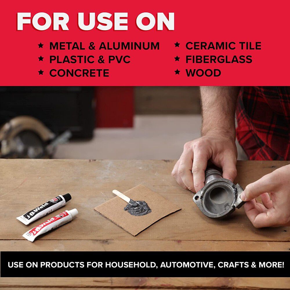 J-B Weld Original Cold Weld 2oz Two Part Steel Reinforced Epoxy 8265S ...