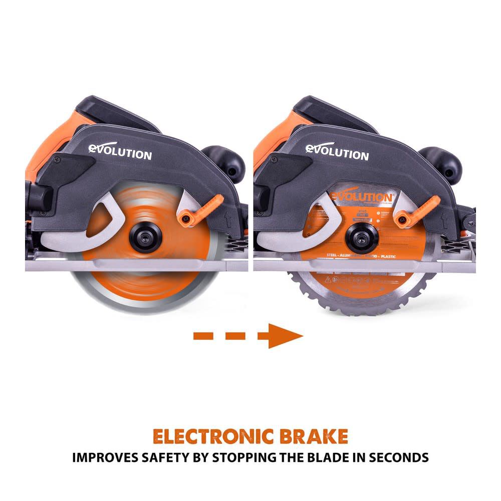 Evolution Power Tools 15A 3700 Rpm 45 deg Multi-Material Cutting ...