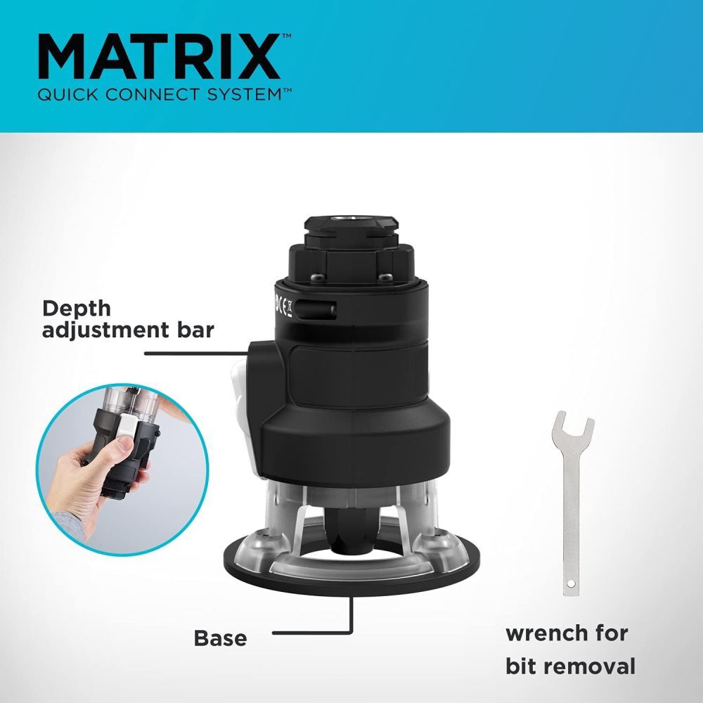 Black and Decker Matrix Router Attachment For Cordless Drill CS1518 ...