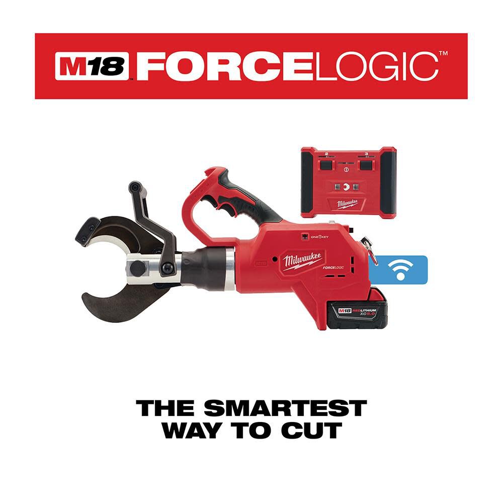 Milwaukee M18 FORCE LOGIC 3 in. Underground Cable Cutter with Wireless ...