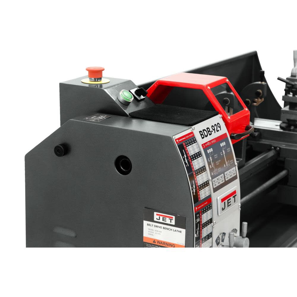 JET BDB-929 9 x 29 Belt Drive Bench Top Lathe 321379J - Acme Tools