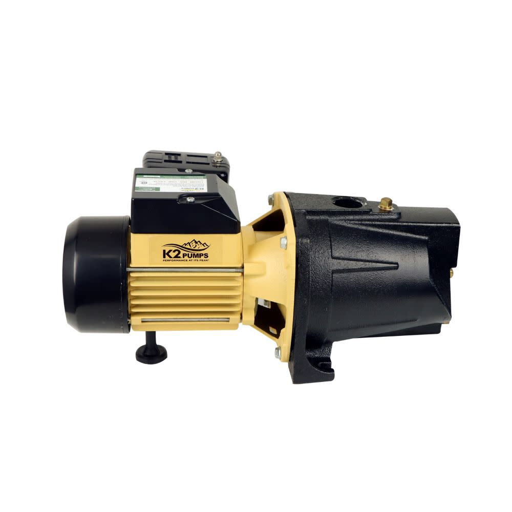 K2 Pumps Shallow Well Jet Pump 3/4 HP Lead Free Cast Iron 115/230V ...