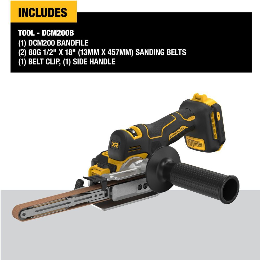 DEWALT 20V MAX XR Bandfile (Bare Tool) DCM200B - Acme Tools