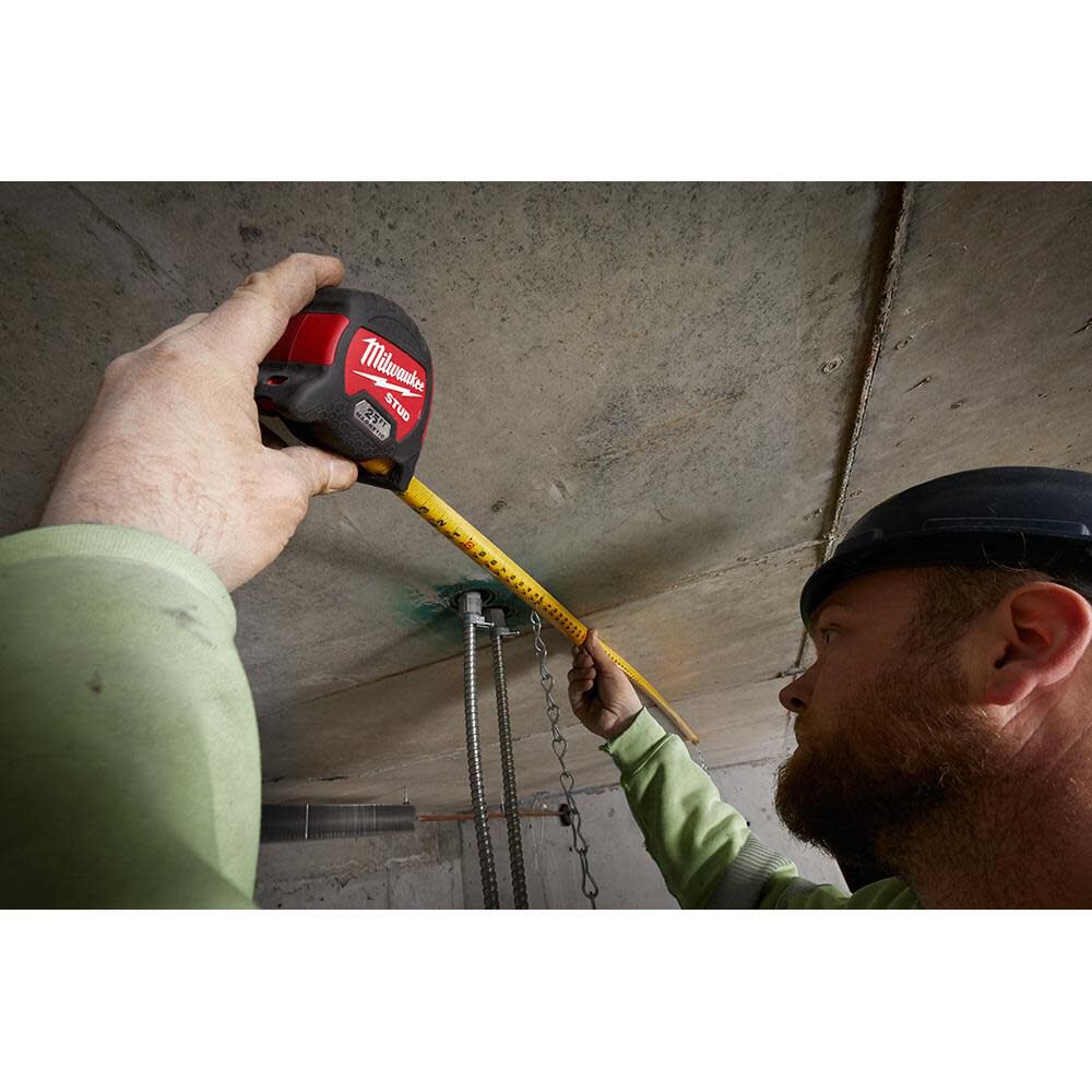 Milwaukee 25ft Magnetic STUD Tape Measure 48-22-9725M from Milwaukee ...