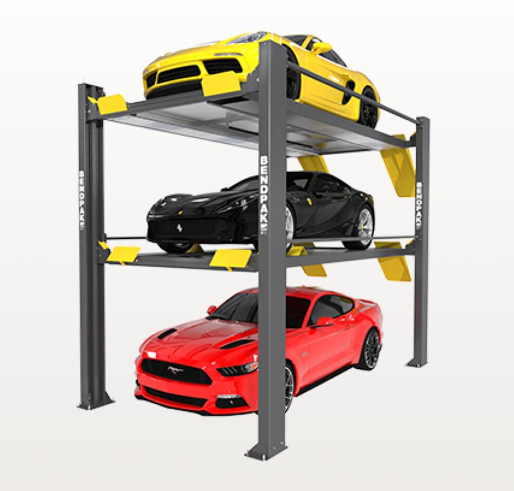 Bendpak HD-973P Tri Level Parking Lift 9000 lbs & 7000 lbs Capacity ...