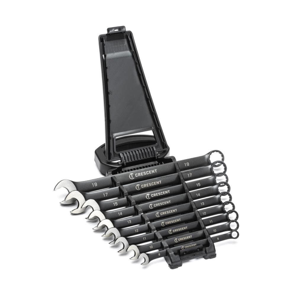 Crescent X10 Combination Metric Wrench 12 Point Long Pattern 9pc Set ...
