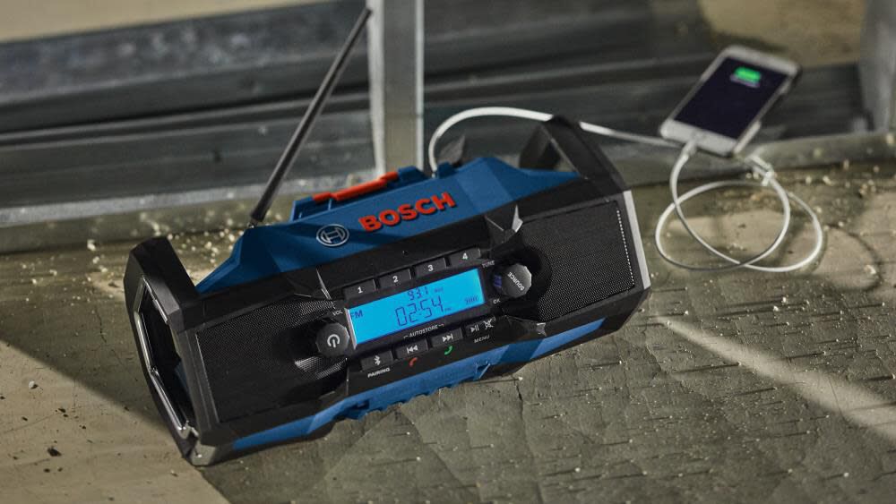 Bosch 18V Compact Jobsite Radio with Bluetooth 5.0 (Bare Tool) GPB18V ...