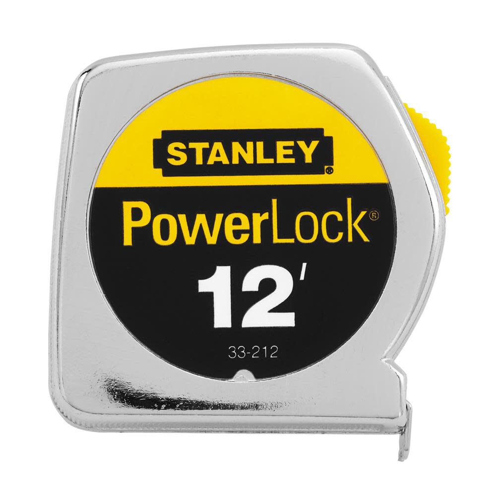 Stanley 12 Ft. PowerLock Tape Rule 33-212 from Stanley - Acme Tools