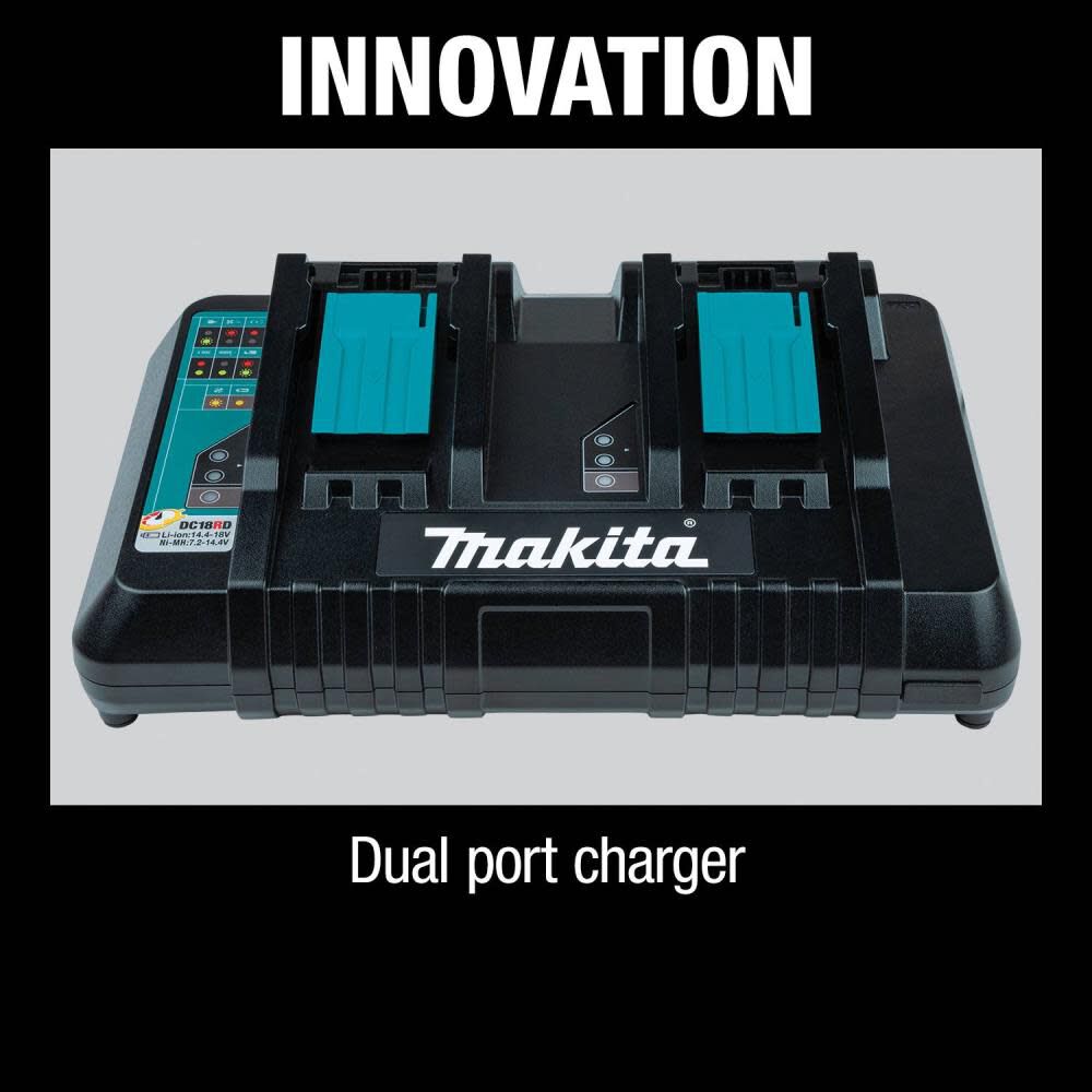 Makita 18V Lithium Ion Dual Port Charger DC18RD - Acme Tools