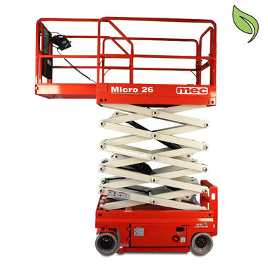 mec 26 Ft. Micro Electric Scissor Lift with Leak Containment System ...