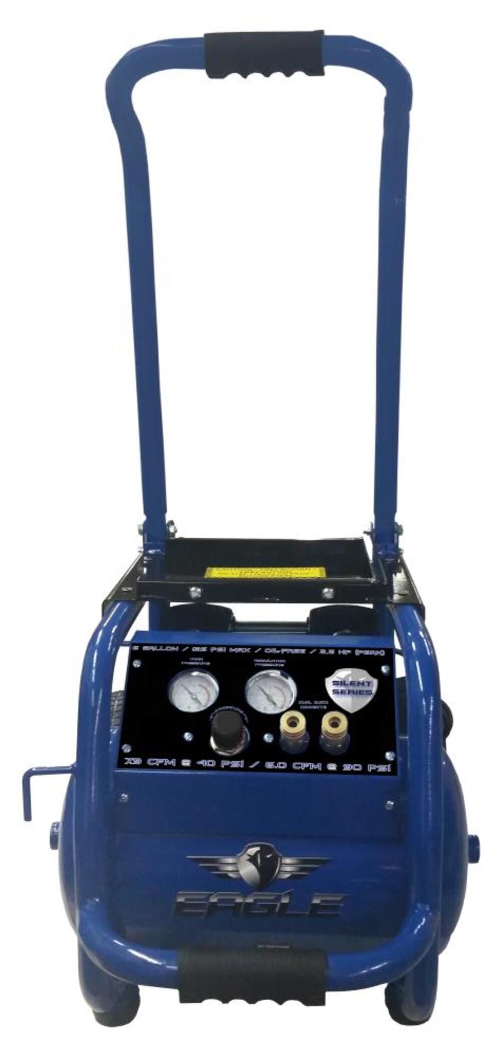 Eagle Compressor Silent Series 6 Gallon Electric Portable Air ...