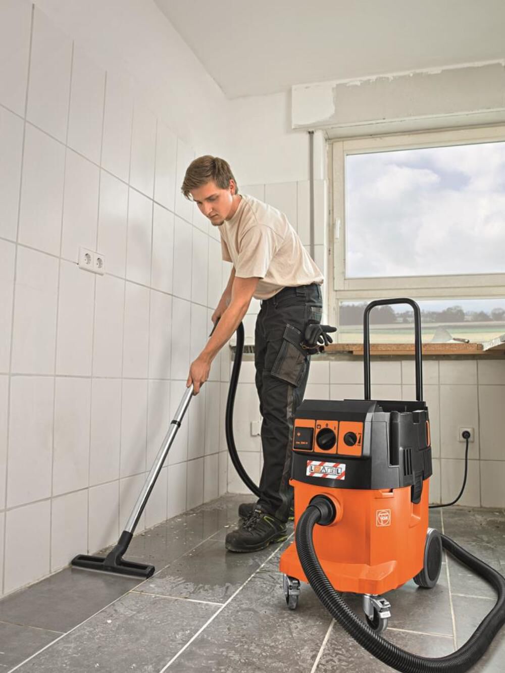 Fein Turbo II X Professional Wet/Dry Vacuum Cleaner with Included ...