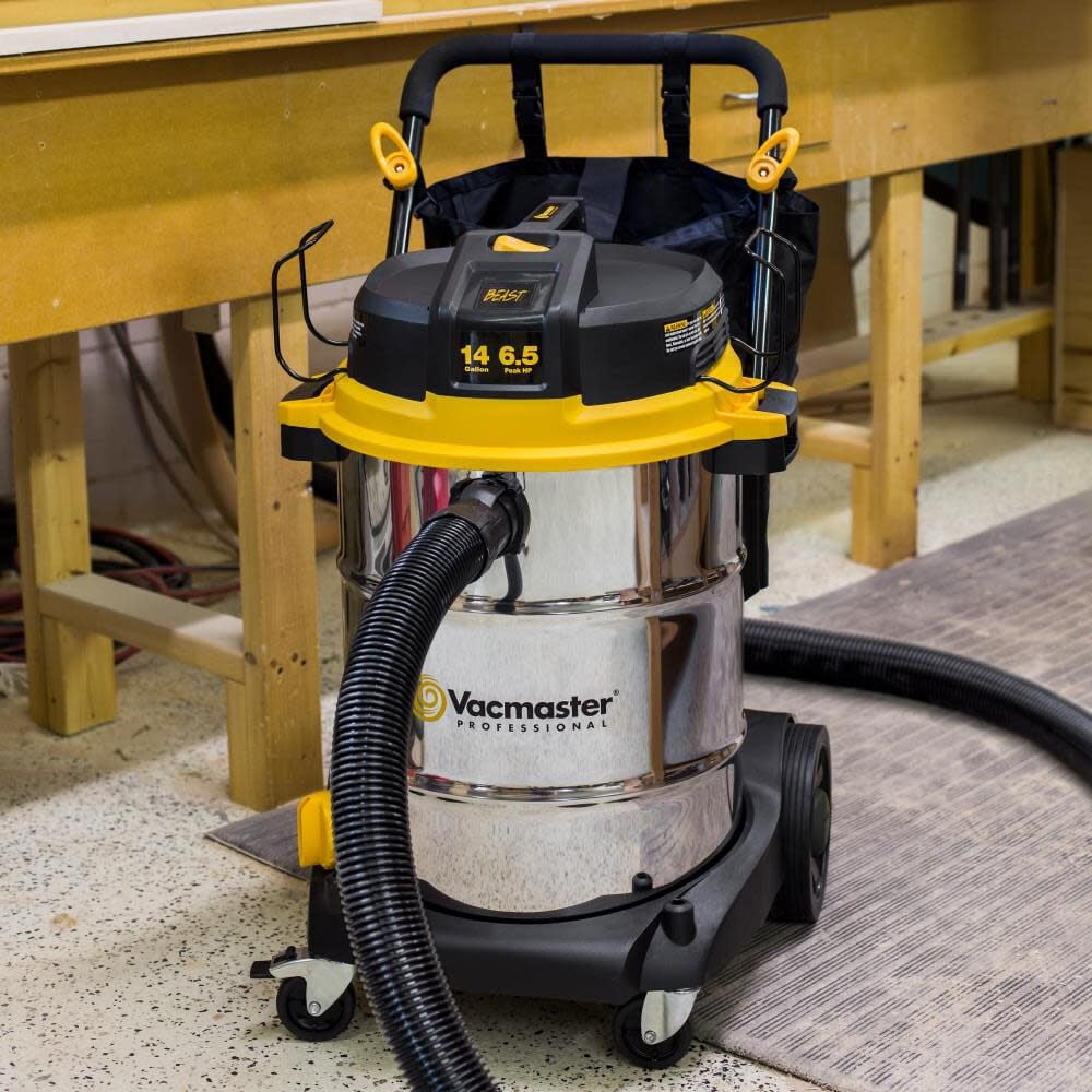 Vacmaster 14 Gallon Professional Wet/Dry Vacuum Beast Series VJE1412SW ...