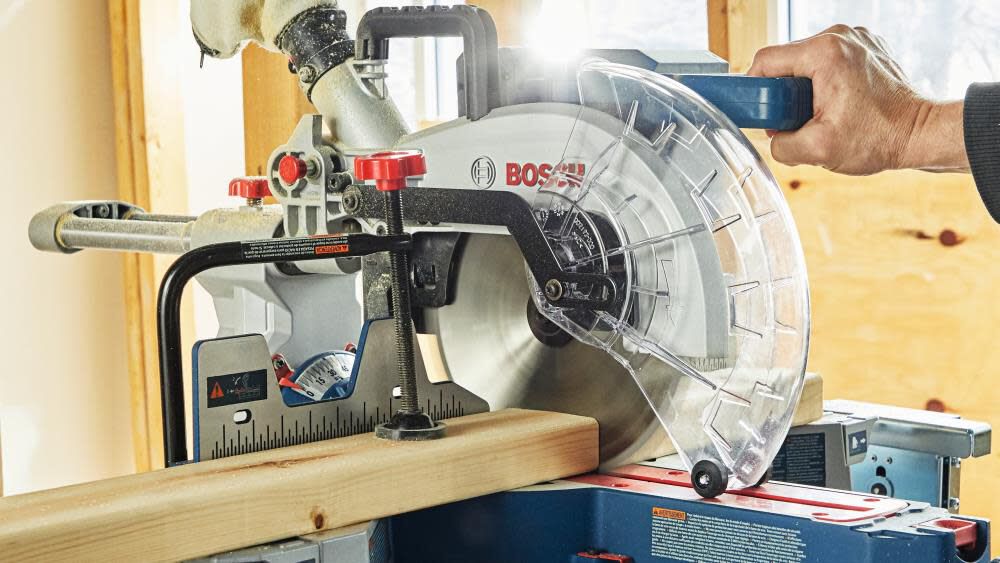 Bosch PROFACTOR 18V Surgeon 10in Dual-Bevel Slide Miter Saw (Bare Tool ...