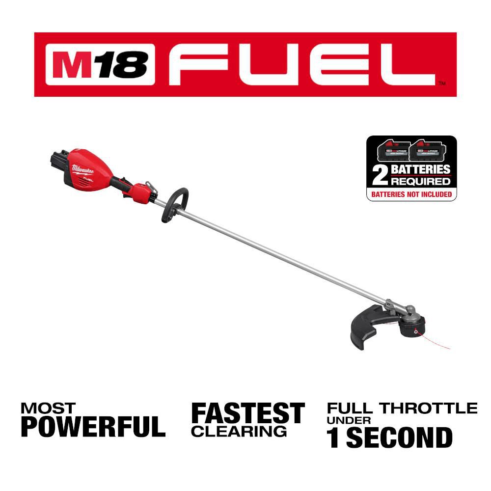 Milwaukee M18 FUEL 17 inch Dual Battery String Trimmer (Bare Tool) 3006 ...