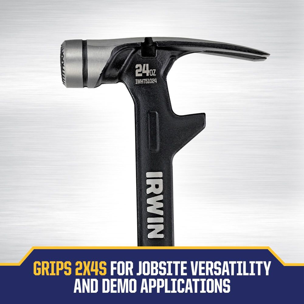 Irwin 24oz Demolition Steel Framing Hammer IWHT51024 - Acme Tools