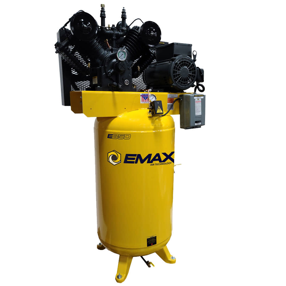 EMAX 80 Gallon 175 Psi 7.5HP Vertical Air Compressor EI07V080V1 - Acme ...