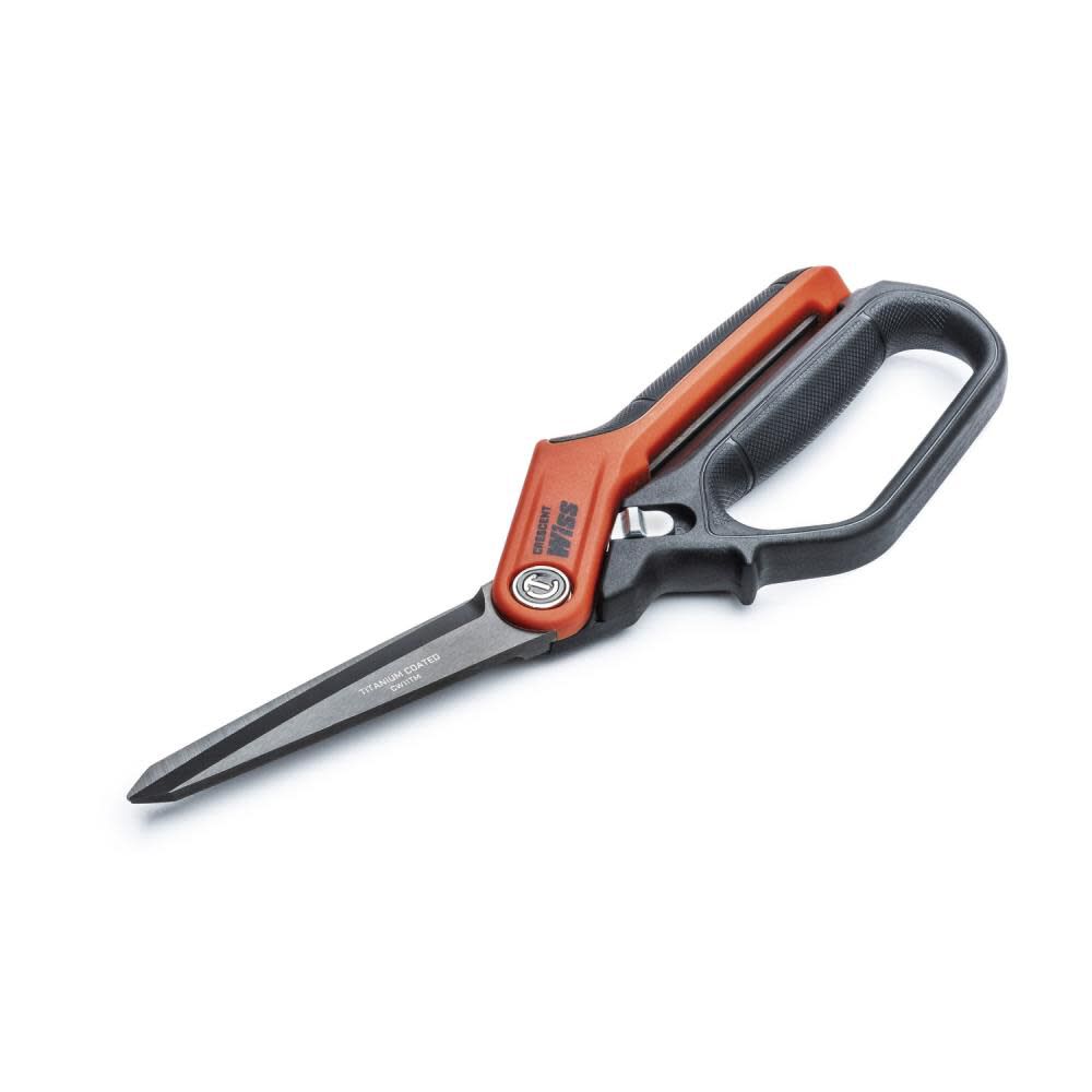 Crescent Wiss 11in Tradesman Shears Single Ring Heavy Duty Titanium ...