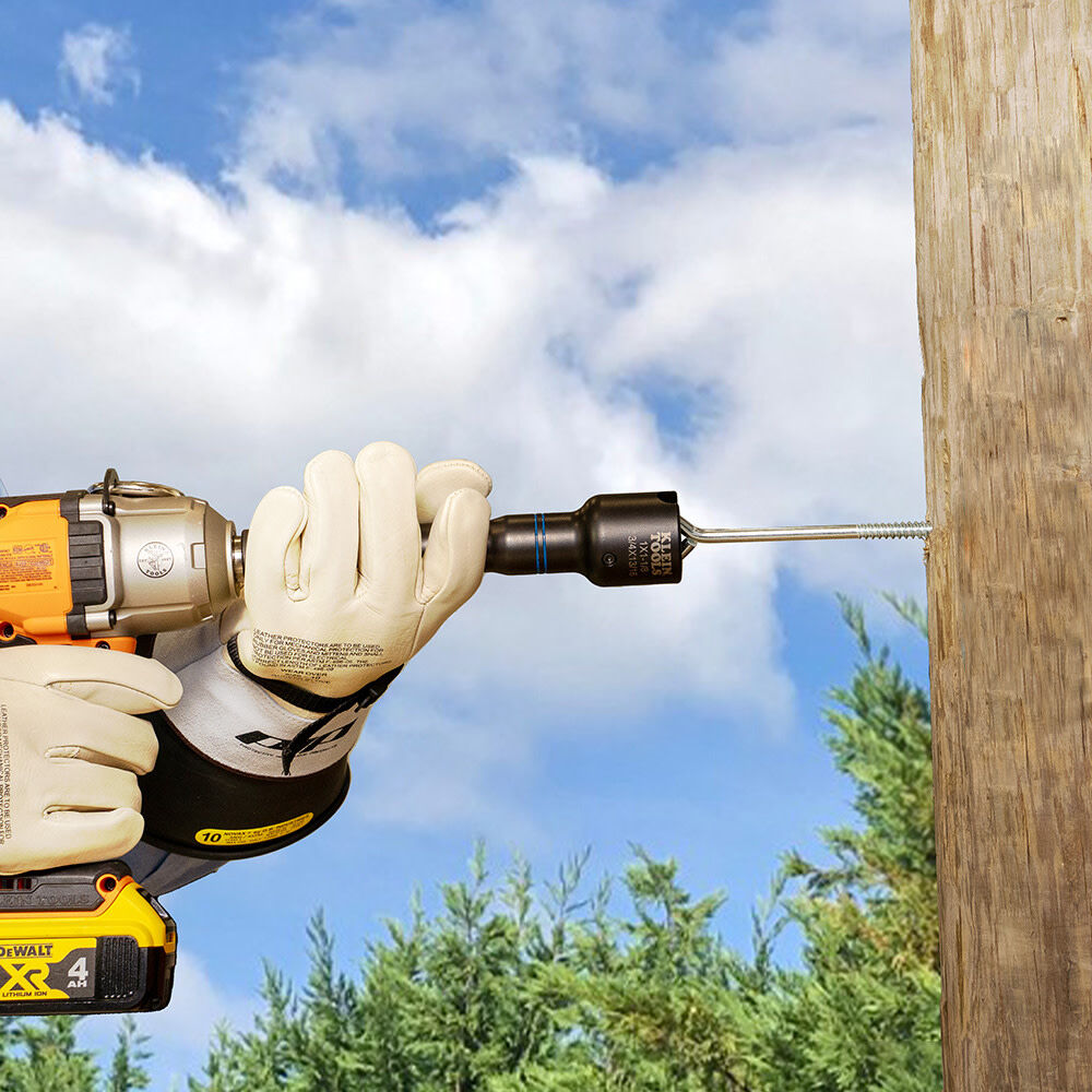 Klein Tools 4-in-1 Square Impact Socket NRHD4 - Acme Tools