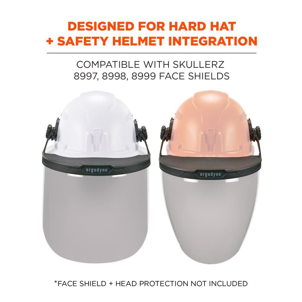 Ergodyne Gray Face Shield Adapter Frame Replacement 60248 - Acme Tools