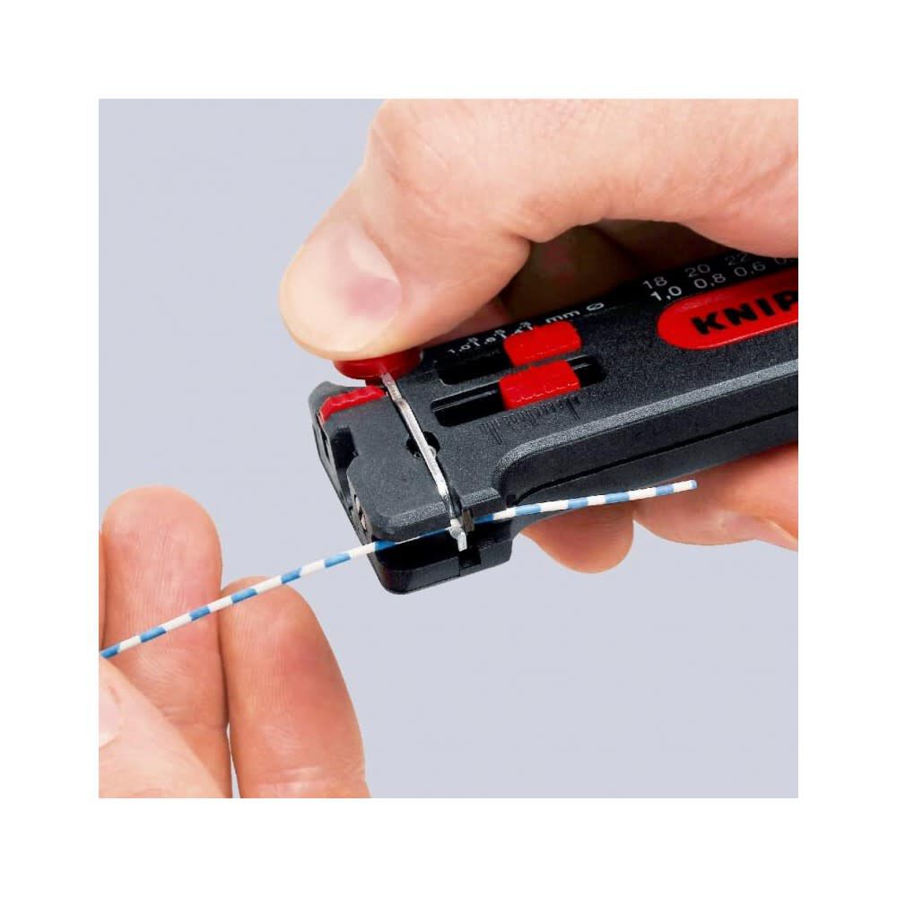 Knipex Precision Mini Wire Stripper 100mm 18-28 AWG 12 80 100 SB - Acme ...