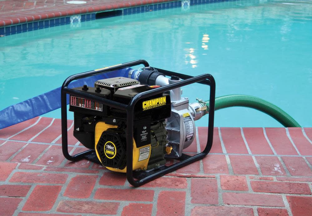 Champion Power Equipment 2-Inch Gas-Powered Semi-Trash Water Transfer ...