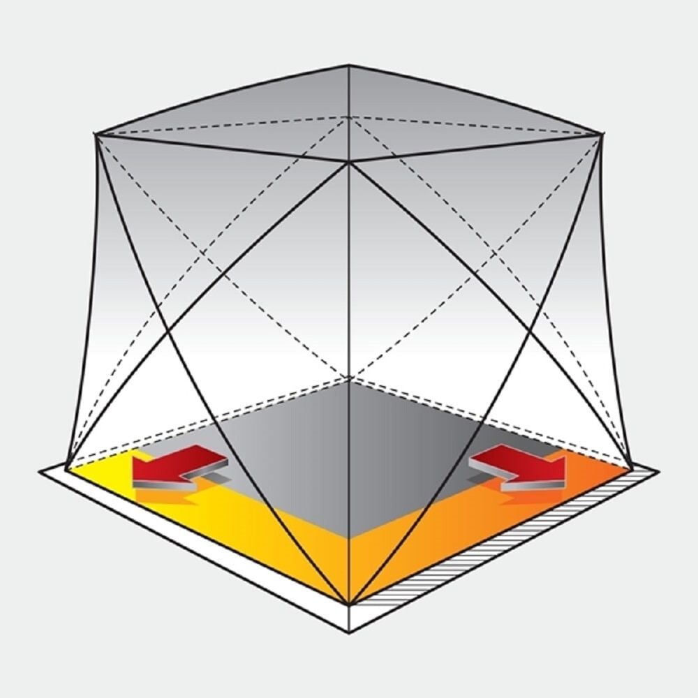 Eskimo Fatfish 949I Portable Pop-Up Ice Fishing House FF949I from ...