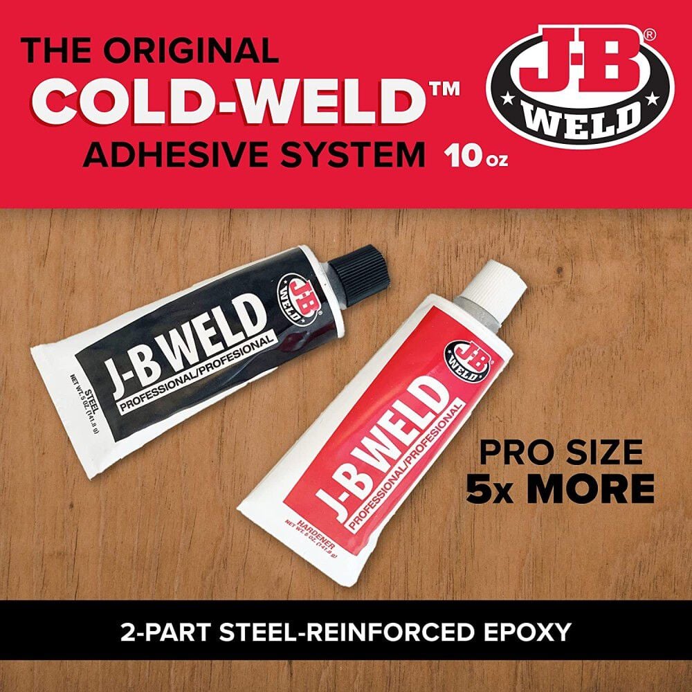 J-B Weld Original Cold Weld 10oz Two Part Steel Reinforced Epoxy 8281 ...
