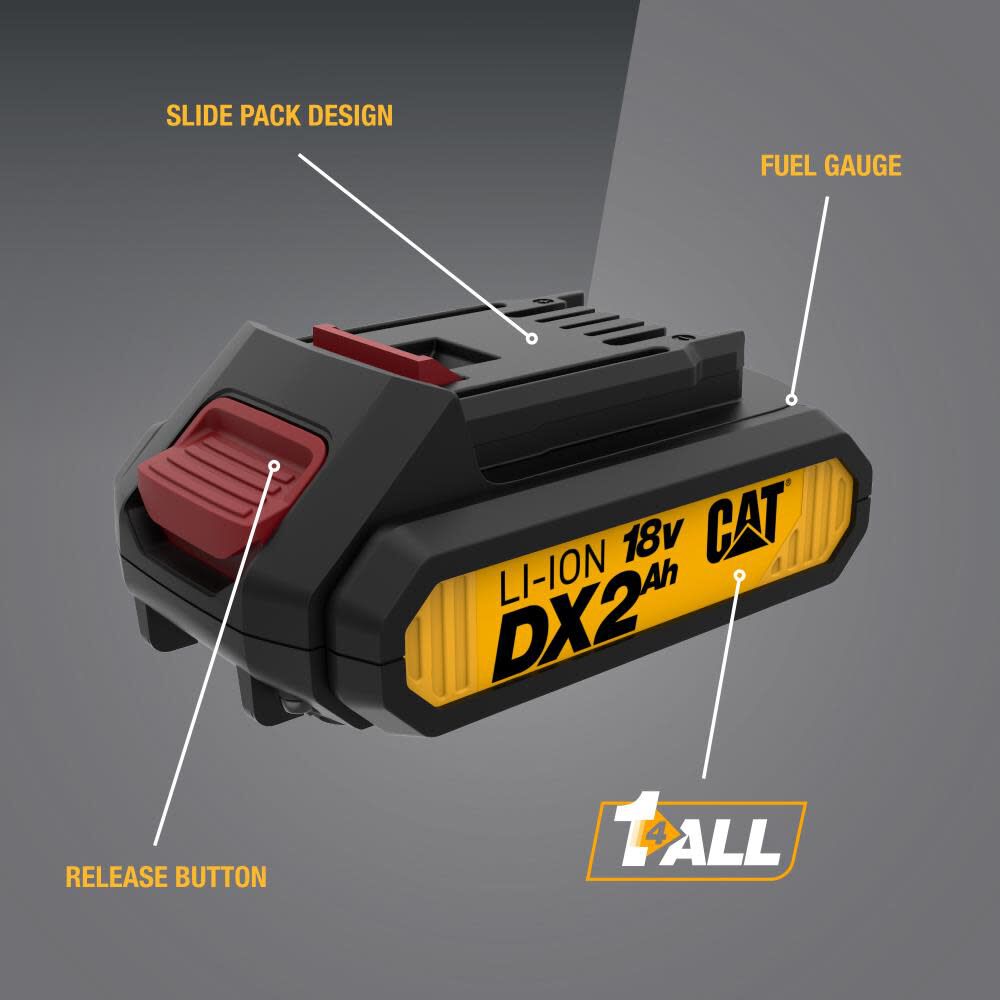 CAT 18V Lithium-Ion 2Ah Battery Pack DXB2 - Acme Tools