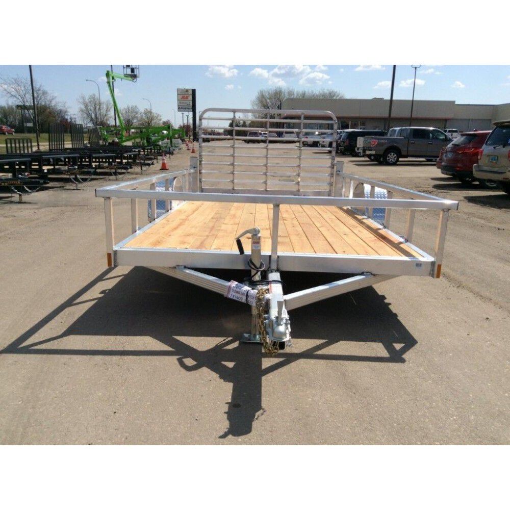 Legend Premium Trailers 14ft Open Deluxe Single Axle Aluminum Utility Trailer 7X14ODSA35 from ...