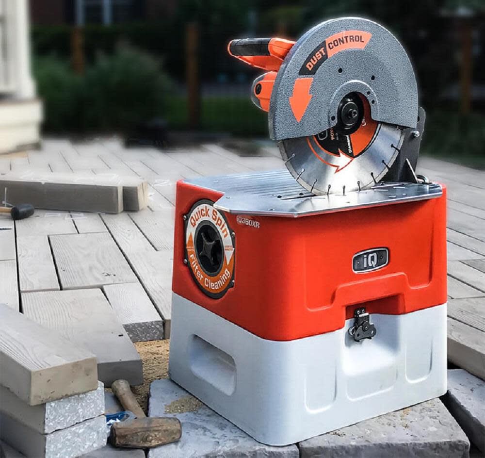 iQ Power Tools 14 in Masonry Saw with Built In Dust Control Vacuum ...