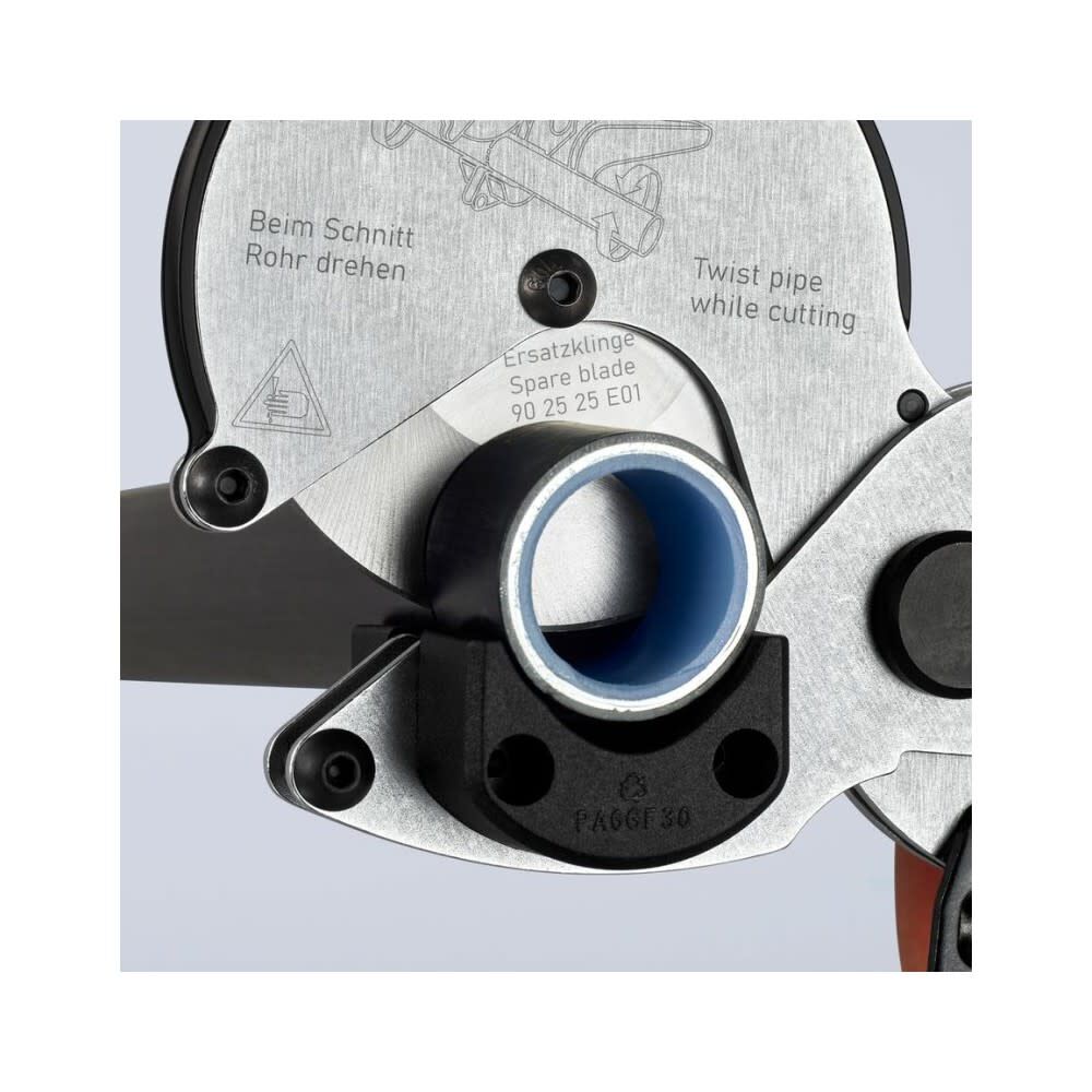 Knipex 8-1/4 in Red/Blue Galvanized Composite Pipe Cutter 90 25 25 ...